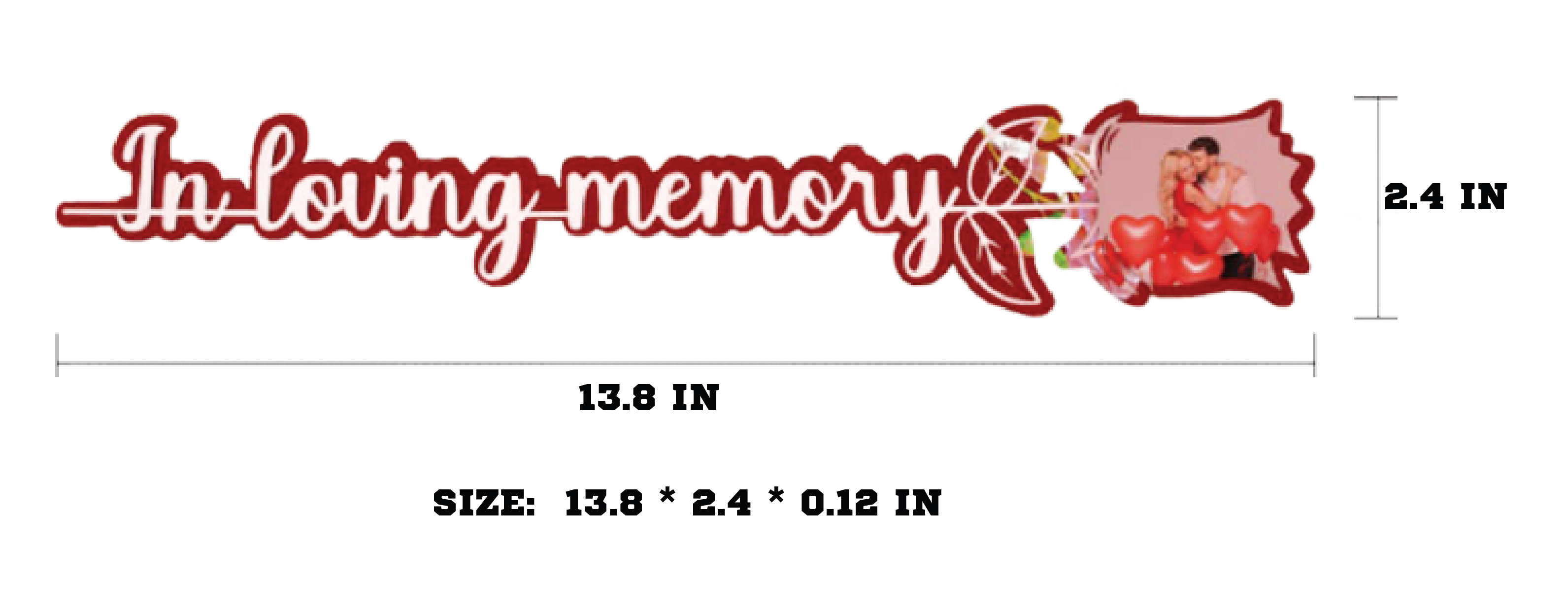 In Loving Memory Flower (Custom) – PrimeTime Legacy Creations LLC